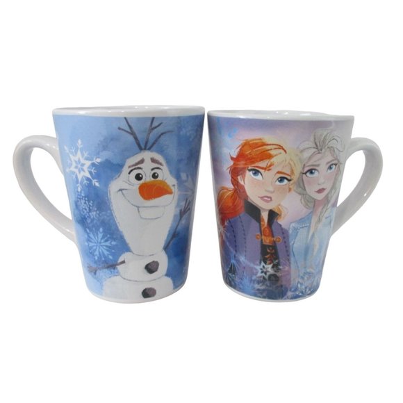 Disney | Dining | 2 Frozen Ii Anna Elsa Olaf Coffee Tea Hot Chocolate 2 ...